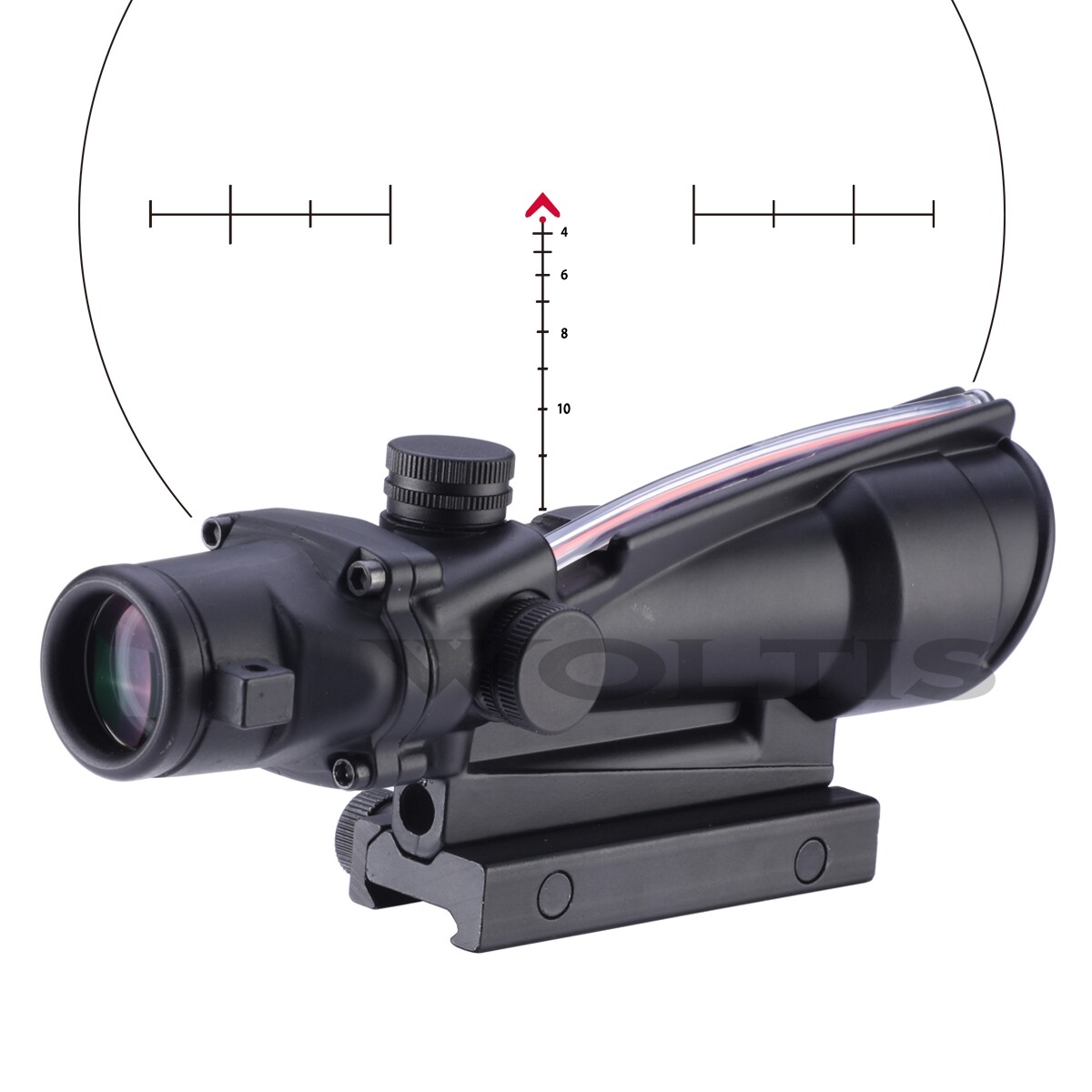 ACO5x35 Scope Dual Illuminated Red Green Optical Rifle Scope Crosshair ...