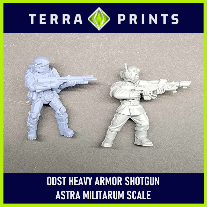 ODST HEAVY Shotgun (x1) - compatible with astra militarum - guard scale ...