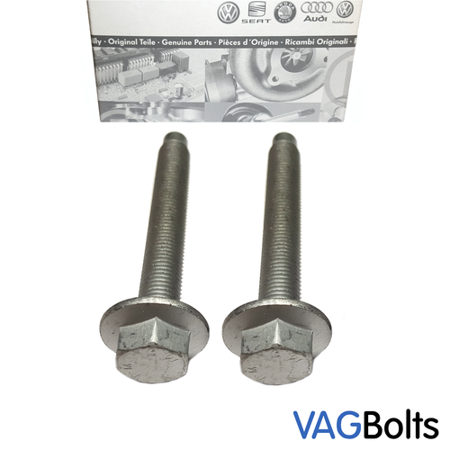 VW Audi Front Subframe Upper Console Bolts N91039802 x2 Golf Mk5 Mk6 A3 ...