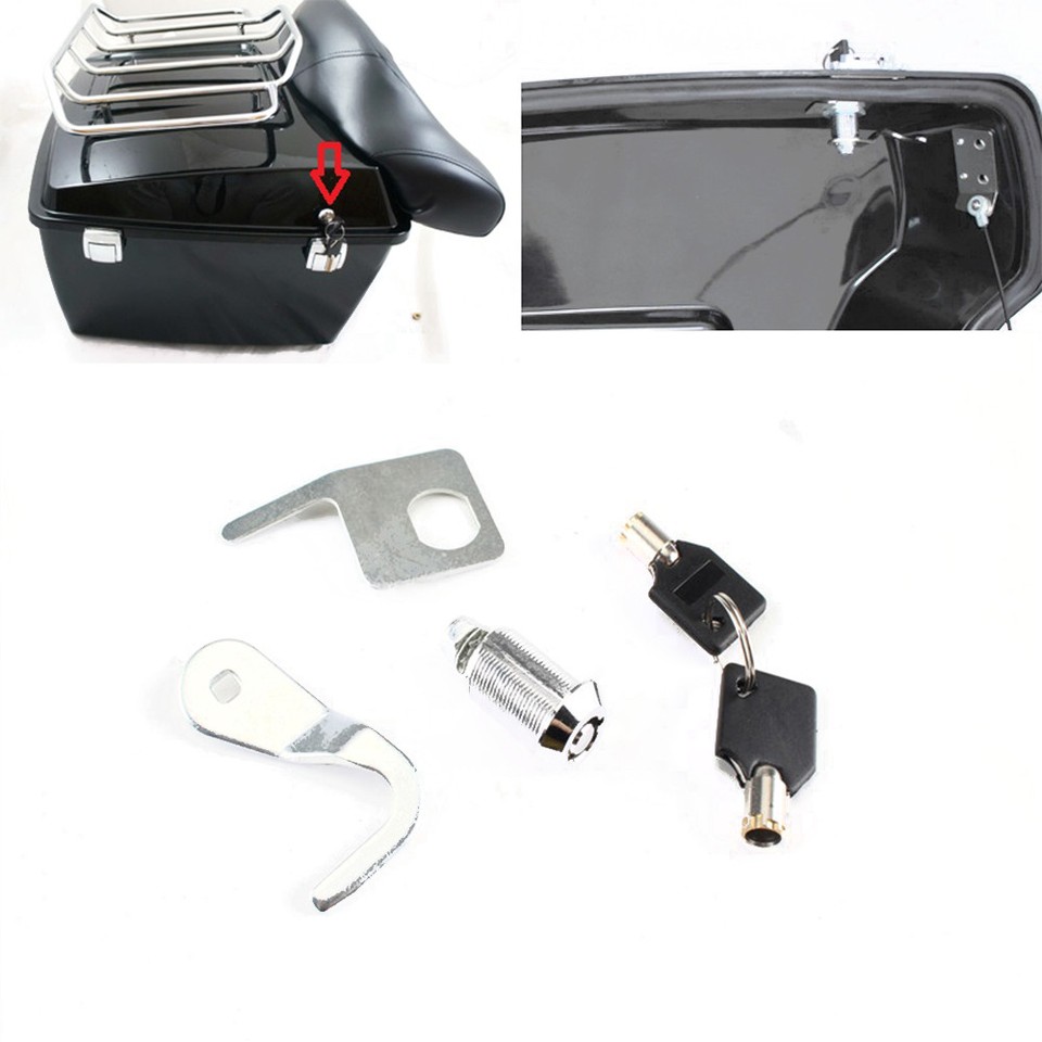 Rear Trunk Lock & Keys Set For Harley Road Electra Tour Tri Glide ...