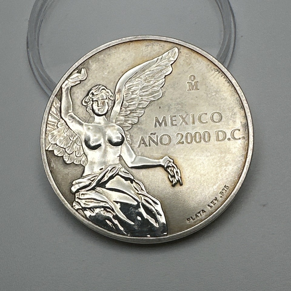 Lot Of 2-2000 Mexico Ano Millennium Casa de Moneda Silver Proof Coin ...