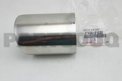 1740831030 Genuine Toyota BAFFLE SUB ASSY, EXHAUST TAIL PIPE 17408 ...