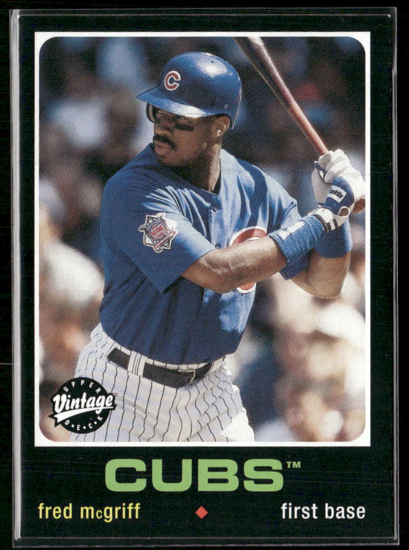 2002 Upper Deck Vintage #167 Fred McGriff | eBay