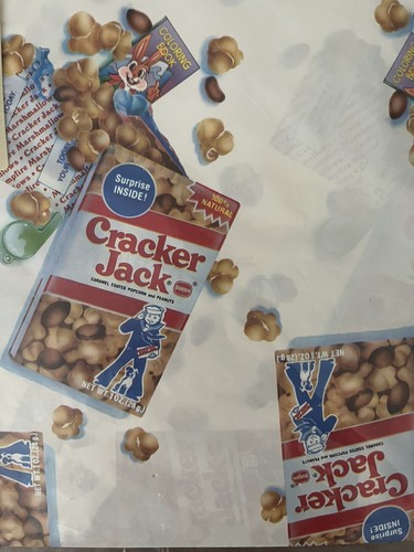 Hallmark Cracker Jack Wrapping Paper Gift Wrap USA Unopened Scarce A40 ...