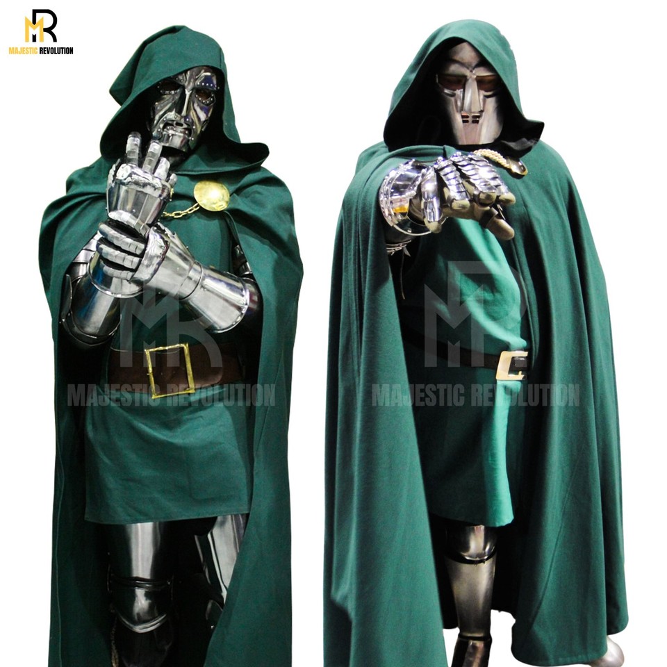 Doctor Doom Costume Cosplay Doctor Doom Outfit with Cloak & Chain Set ...