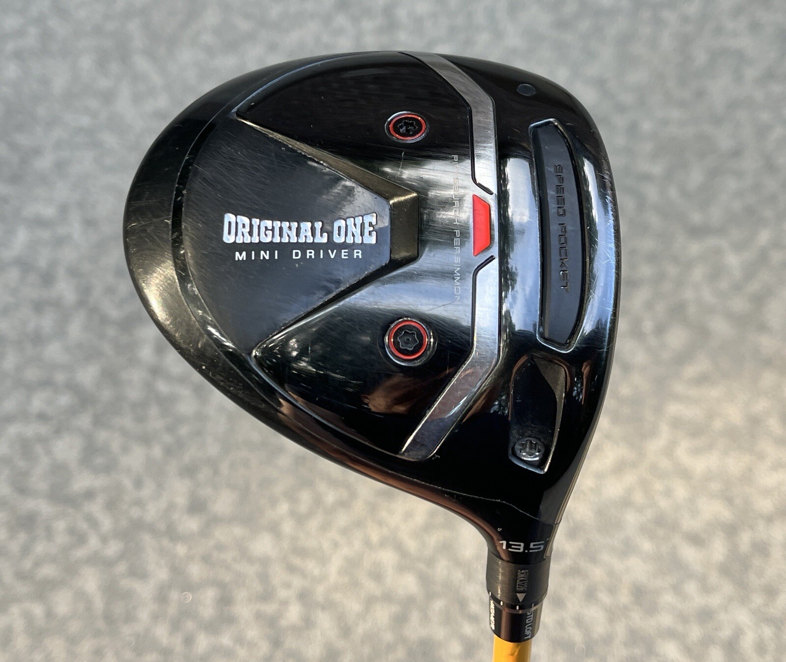 TaylorMade ORIGINAL ONE Mini Driver 13.5° w/ OBAN KIYOSHI Gold 75g ...