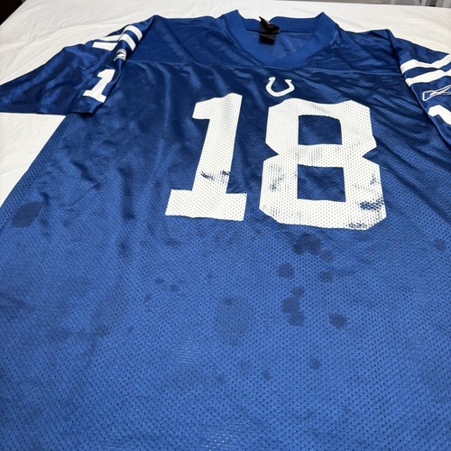 Reebok Indianapolis Colts Peyton Manning #18 Jersey Men’s 2XL ...