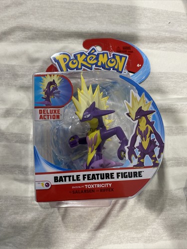 NEW Pokémon Jazwares Toxtricity Battle Feature Figure Deluxe Action S5 ...