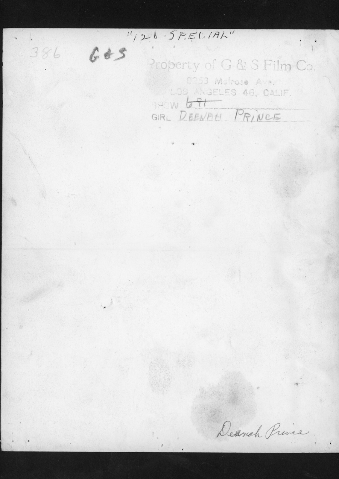 Original 1950s DEENAH PRINCE Cheesecake Hollywood 8x10 Burlesque Pin Up ...