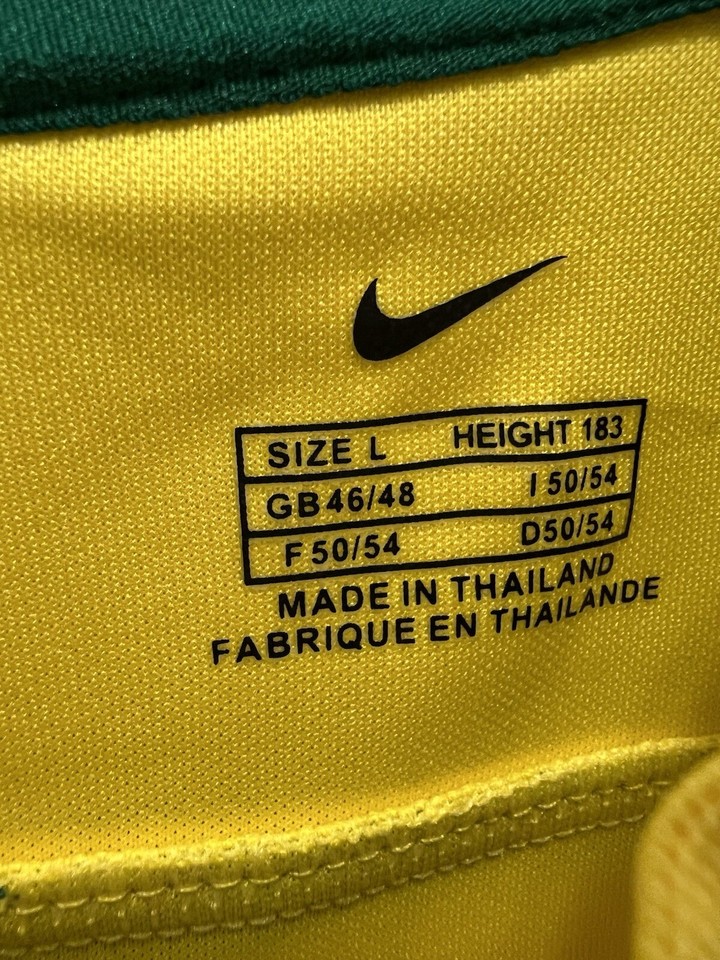 Ronaldo Nazario R9 signed Auto Authentic Nike Brazil National Team ...