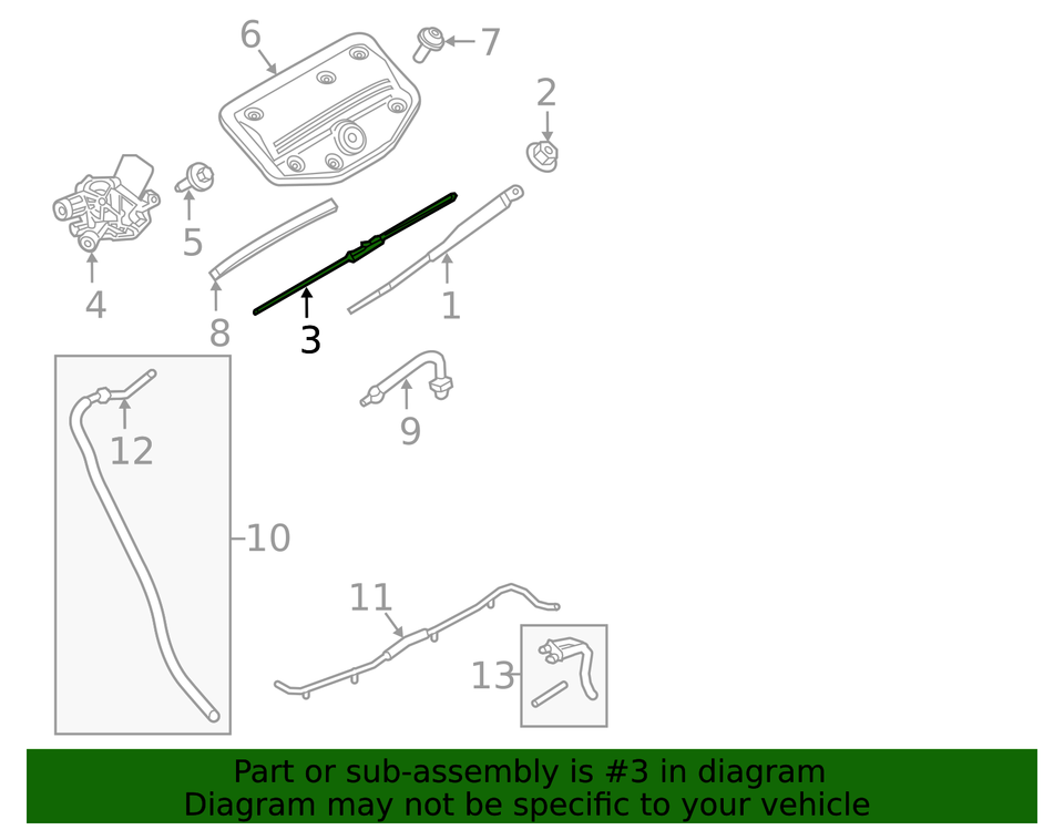 Genuine Land-Rover Wiper Blade LR070691 | eBay