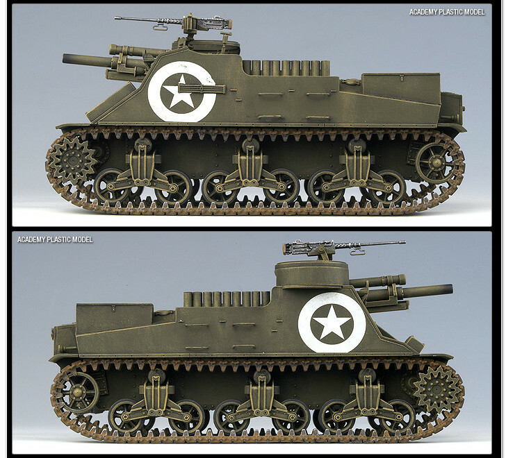 Academy Korea 1/35 US Army U.S. Howitzer Motor Carriage M7 Priest Tank ...