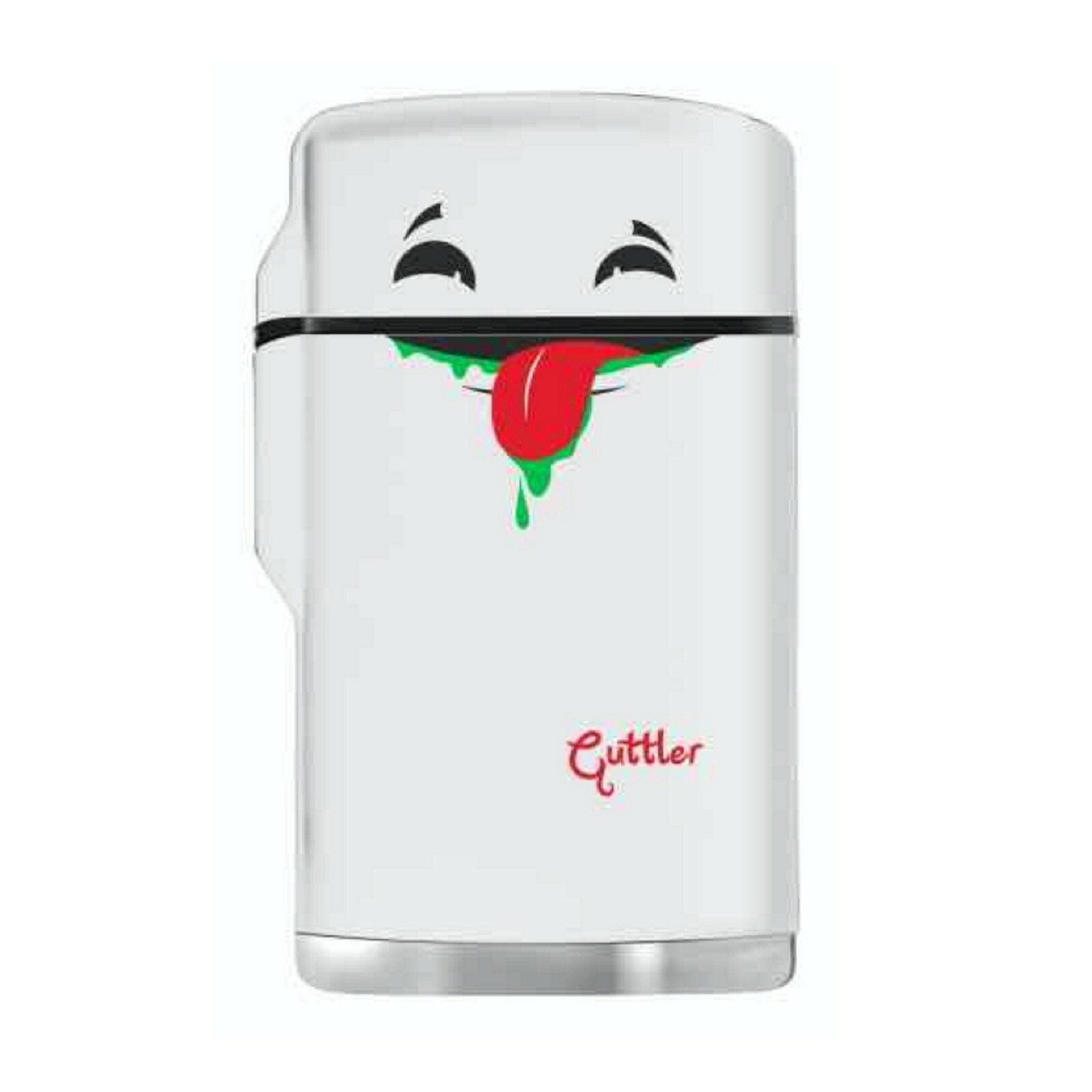 White Rubber Maxi Jet Zenga Lighter, Refillable Lighter, Windproof ...