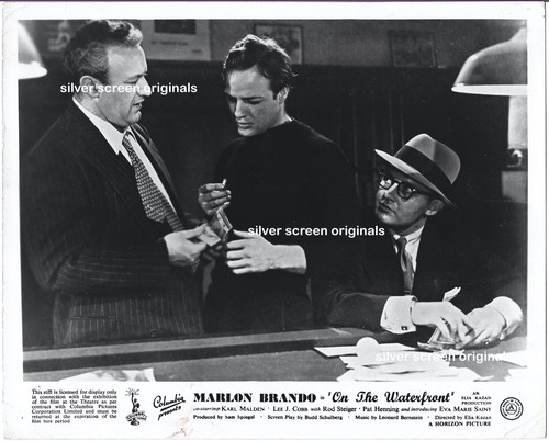 On the Waterfront 2x Original UK FOH Lobby Cards Marlon Brando 1954 | eBay