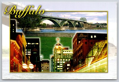 Postcard Peace Bridge Buffalo New York - Richard Stockton - Airmail ...