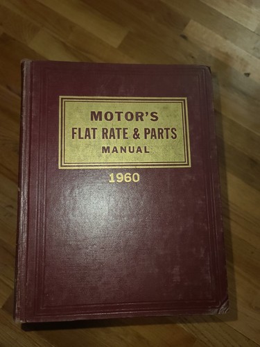 Motor's Flat Rate & Parts Manual 1960 32nd Edition First Printing | eBay