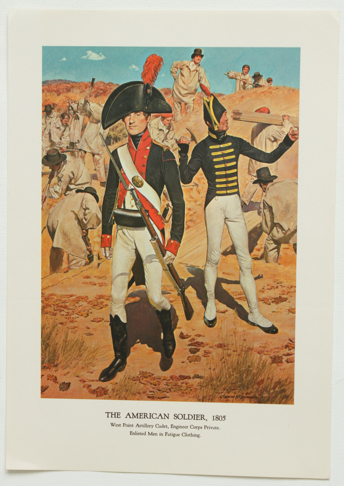 American Soldier H Charles McBarron Vintage Historical Military ...