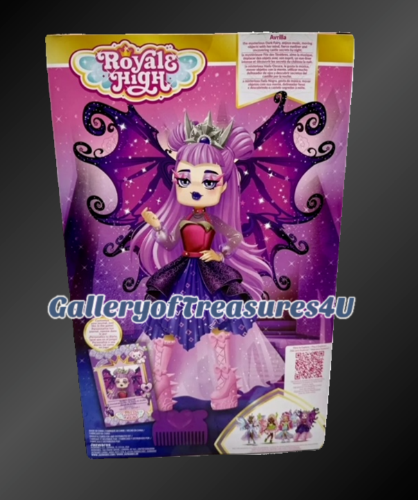 Royale High Avrilla Dark Fairy 9" Doll Exclusive Wing Code Roblox | eBay