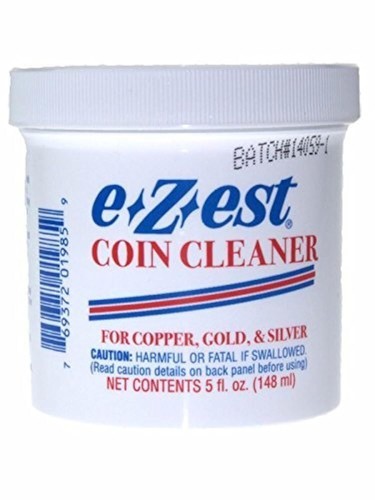5oz e-Z-est Coin Cleaner for Gold Silver and Copper Coins 601577321941 ...