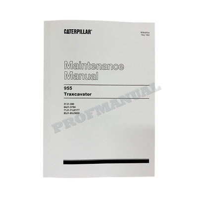 Caterpillar 955 Traxcavator Maintenance Manual | eBay