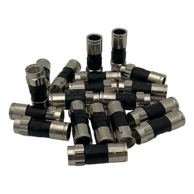 Pack Of 50 PPC Belden EX6WSPLUS Aqua tight RG6 Coaxial Connector Indoor ...