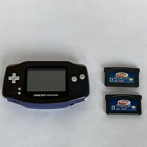 Nintendo Game Boy Advance Handheld Game Console AGB-001 w/ 2 Games ...
