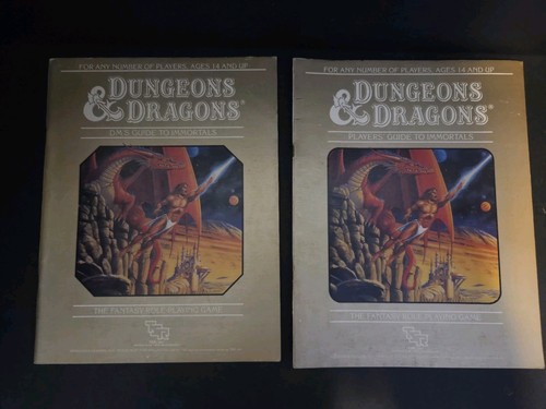 TSR D&D IMMORTAL RULE BOOKS DM PLAYER DUNGEON MASTER 1017 DUNGEON ...