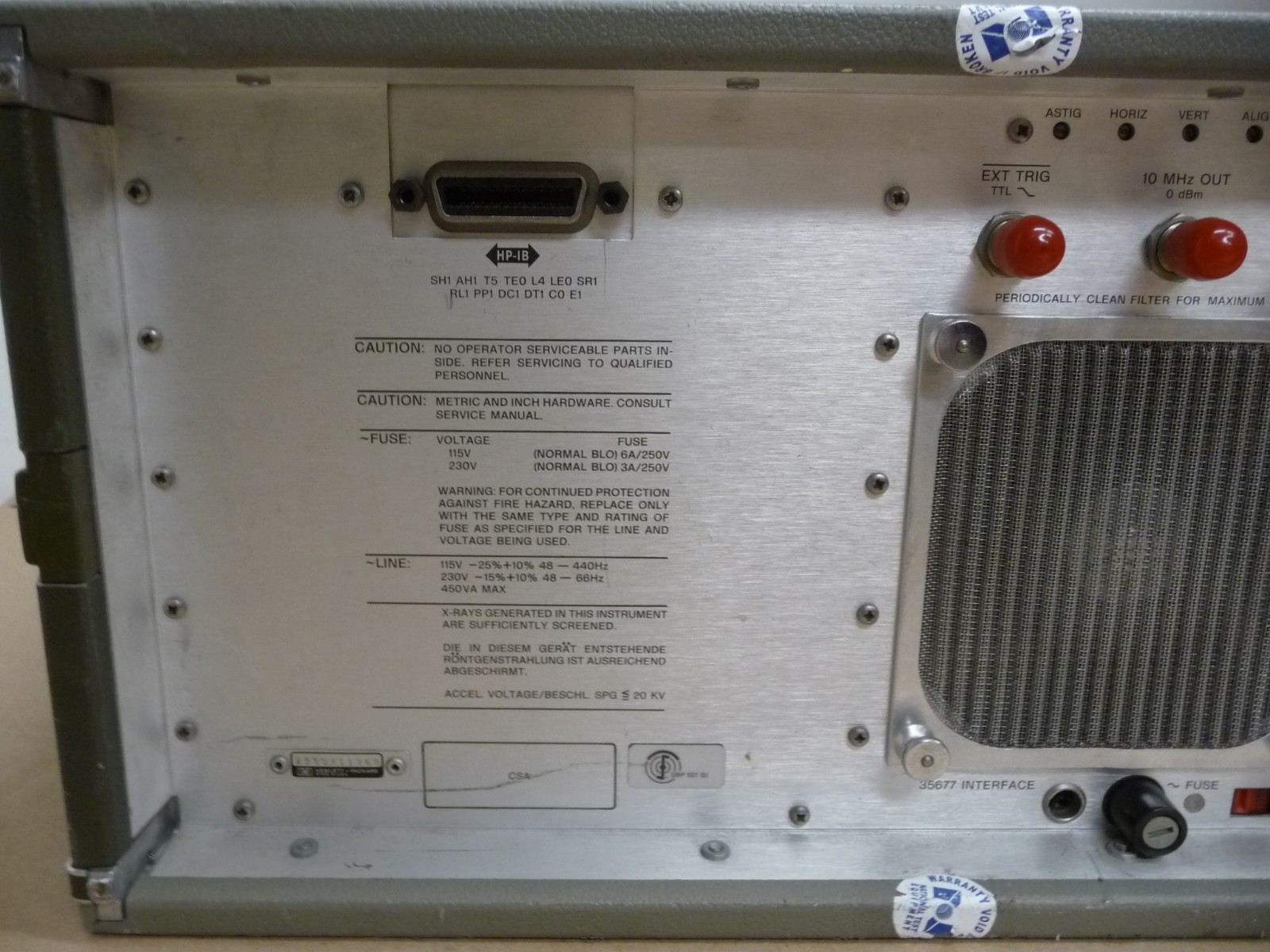 3577A HP NETWORK ANALYZER Loc PL W2 | eBay