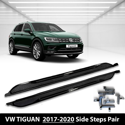 NEW OEM STYLE RUNNING BOARDS SIDE STEPS PAIR FOR VW VOLKSWAGEN TIGUAN ...
