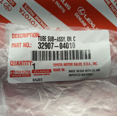 32907-04010 Transmission Oil Cooler Tube - 2005-2015 Tacoma - Genuine ...