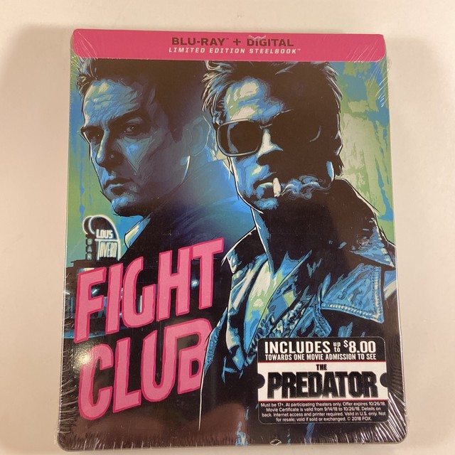 Fight Club Blu Ray Digital Copy Steelbook Limited Edition Brad Pitt ...