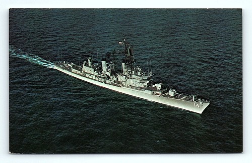 Postcard USS Admiral Dewey DDG-45 US Navy Guided Missile Destroyer Ship ...