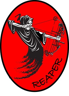 Reaper Hunter Laminated Decal;with egress for bubble free Install | eBay