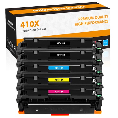 5 PACK Compatible With HP CF410X LaserJet Pro M452dw M477fdw M452nw ...