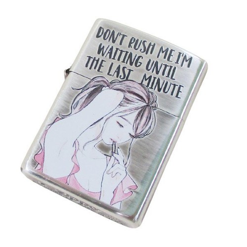 Beauty Pretty Sexy Pinup Girl ZIPPO Don't rush me MIB Rare | eBay