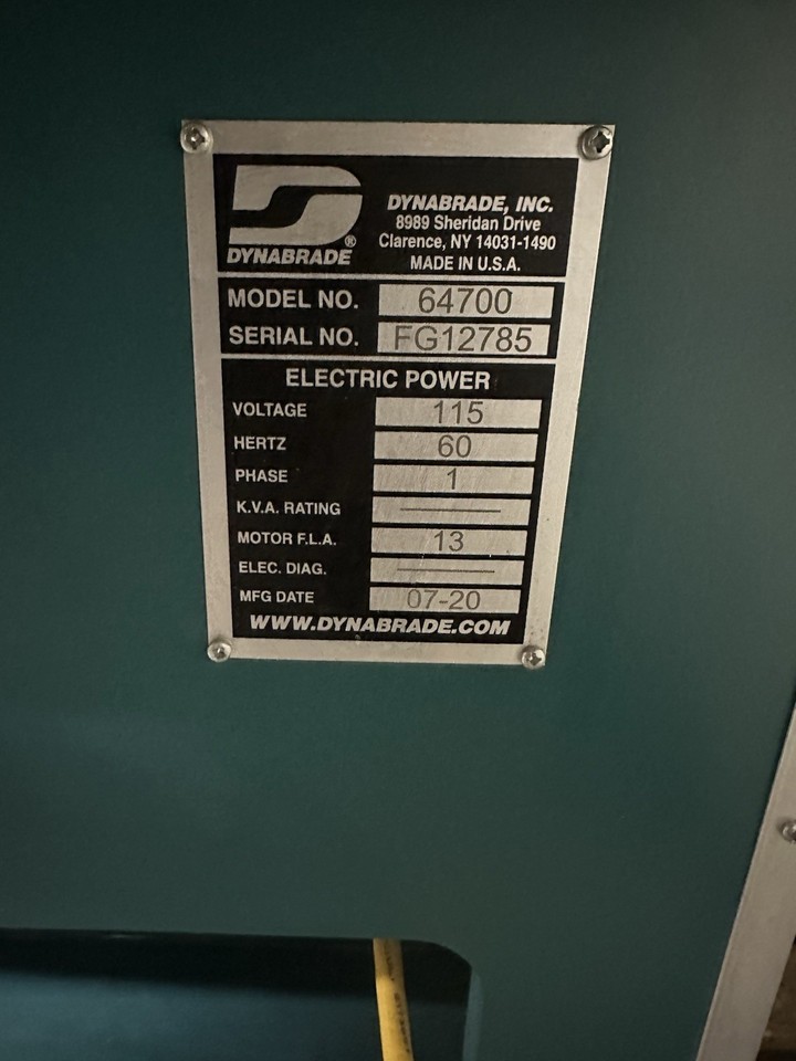 NICE Dynabrade 64700 Down Draft Sanding Table 36”x72” Single Phase 110v ...