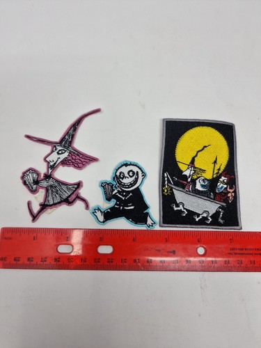 Nightmare Before Christmas Lock Shock & Barrel Vintage Patch Bundle LOT ...