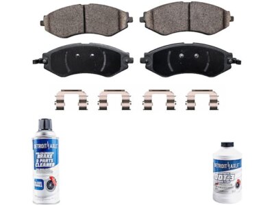 Detroit Axle 42BR15B Front Brake Pad Set Fits 2014-2016 Chevy Spark EV ...