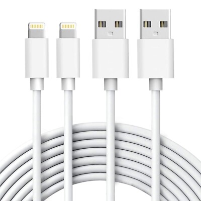 For iPod Touch 5 6 7 - 2 Pack 6ft Long Cable Fast Charger USB Cord ...