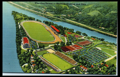 1930s Wheeling Downs Stadium Wheeling WV Postcard | eBay