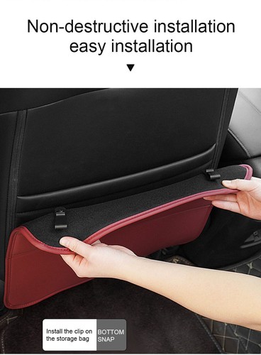 Seat Cover Auto Anti Kick Mat Pad Anti Kick Back Protector Car Storage ...