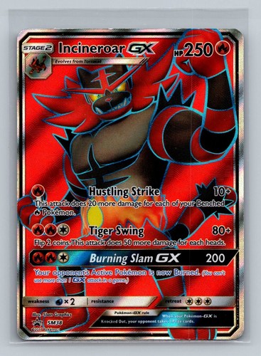 Pokémon TCG Incineroar GX SM38 Black Star Promo | eBay