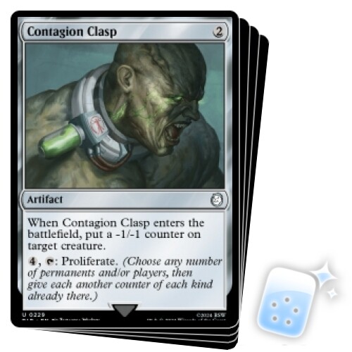 CONTAGION CLASP X4 Universes Beyond: Fallout Magic MTG MINT CARD | eBay