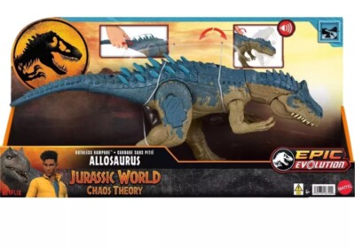 Jurassic World Ruthless Rampaging Allosaurus Epic Evolution Dino Action ...