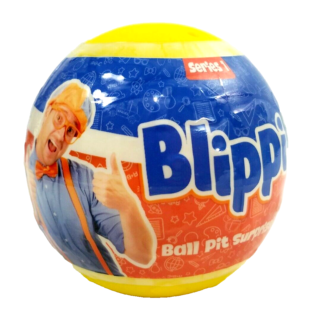 Blippi Yellow Pit Ball Surprise Blind Mystery Figure, Series 1, NEW ...