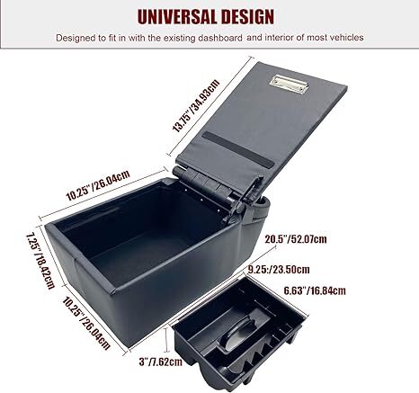 Universal Truck Seat/Bench Contractor Center Console Business New free ...