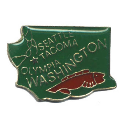 Wholesale Lot of 12 Washington State Shaped Lapel Hat Pins Tie Tac FAST ...