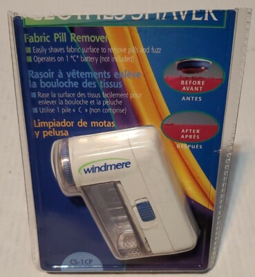 Vintage Windmere Clothes Shaver Plus Electric Fabric Pill Remover w ...