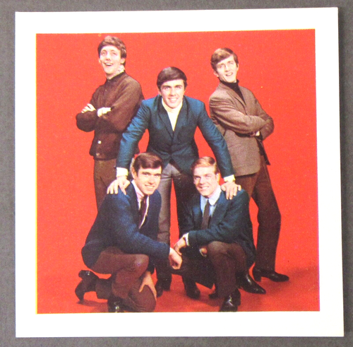 1964 Mister Softee's DAVE CLARK FIVE rock star trading card high grade ...