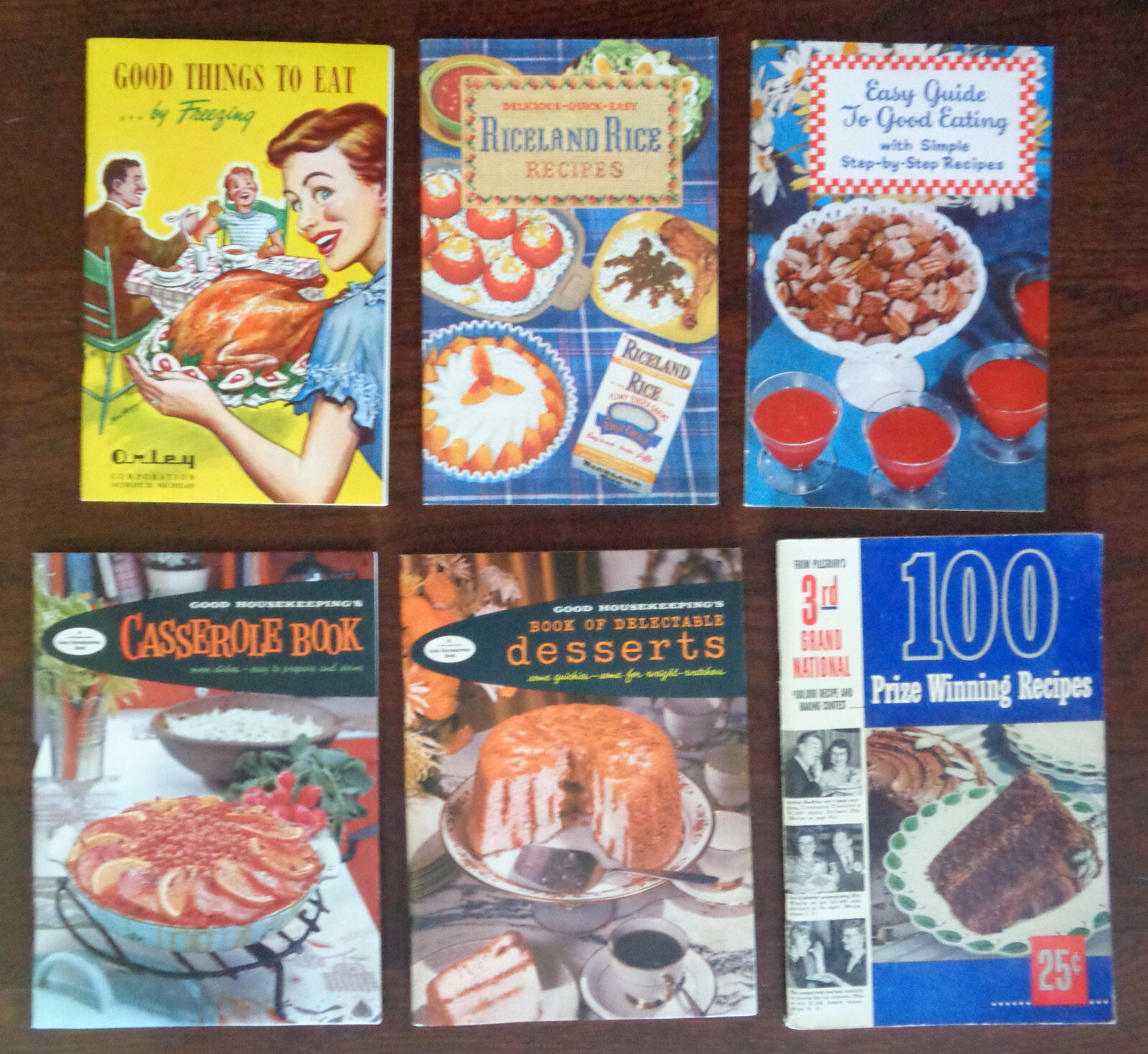 Lot of 12 VINTAGE Recipe Books 1950s Advertising GOOD HOUSEKEEPING ...